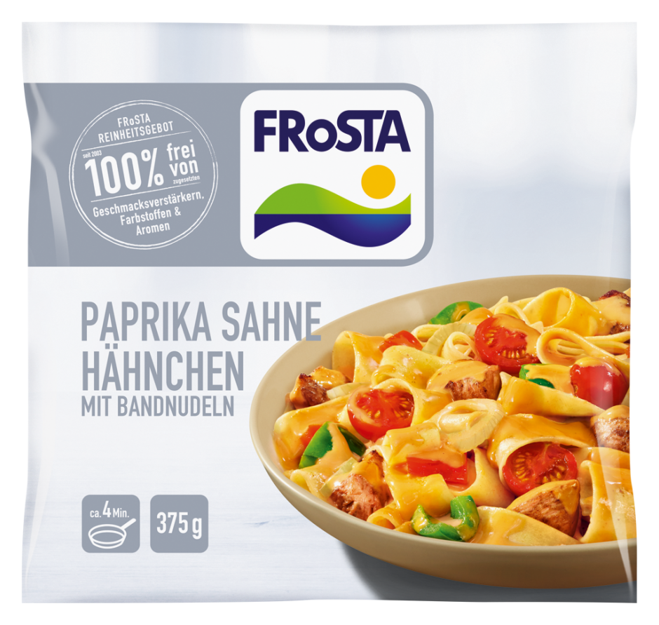 Frosta - Tiefkühlgerichte mit dem Reinheitsgebot