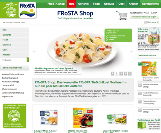 Die Geschichte der Marke FRoSTA - FRoSTA.de