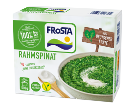 Rahmspinat in der Faltschachtel • Schnell fertig | FRoSTA