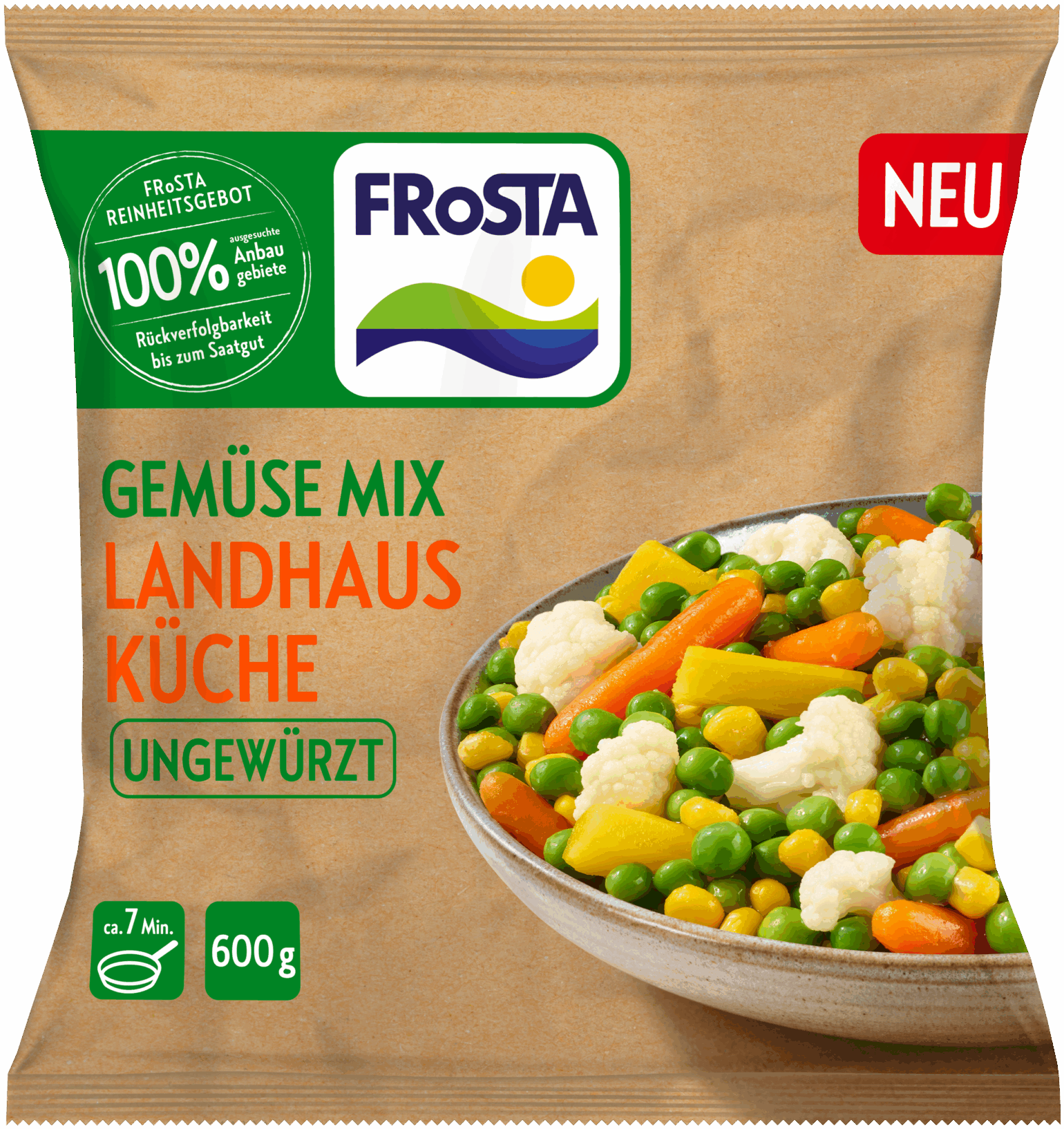 TK-Gemüse: ungewürzt und ohne Zusätze | FRoSTA